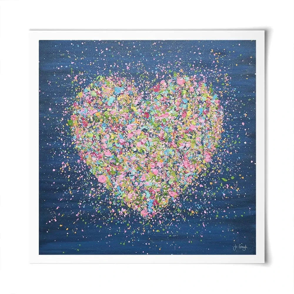 A Heart Full Of Love Square Art Print