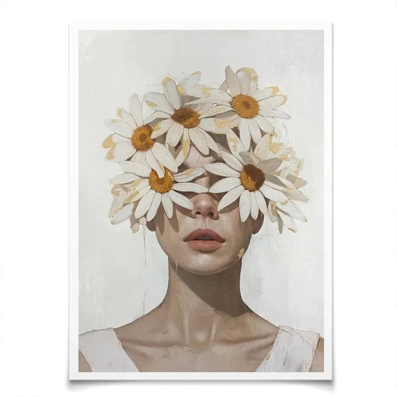 Chamomile Lady Art Print