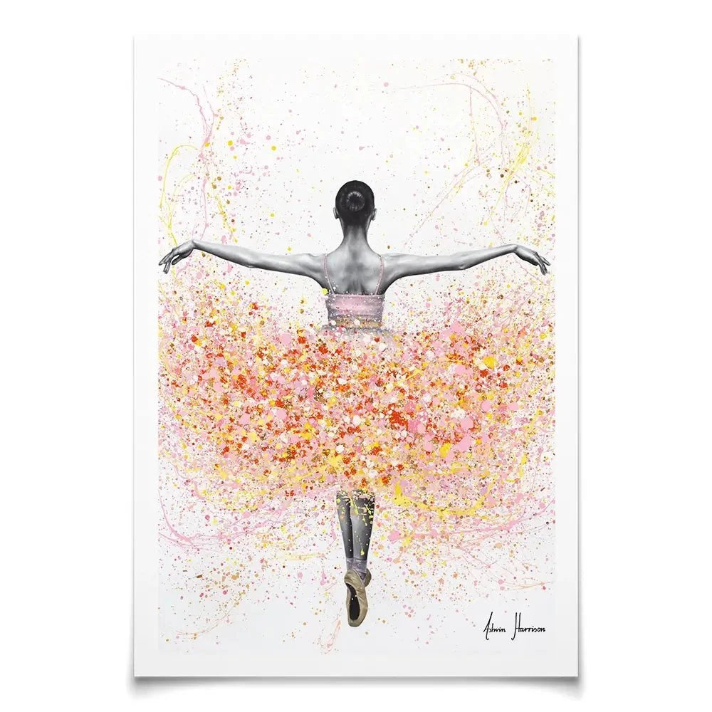 Floral Dancer Art Print