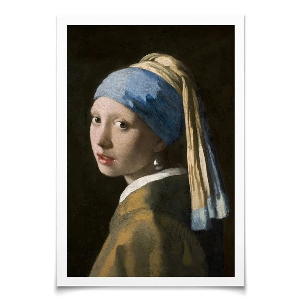 Girl With A Pearl Earring Art Print
