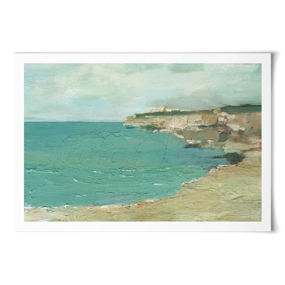 Sun Drenched Cliffs 2 Art Print