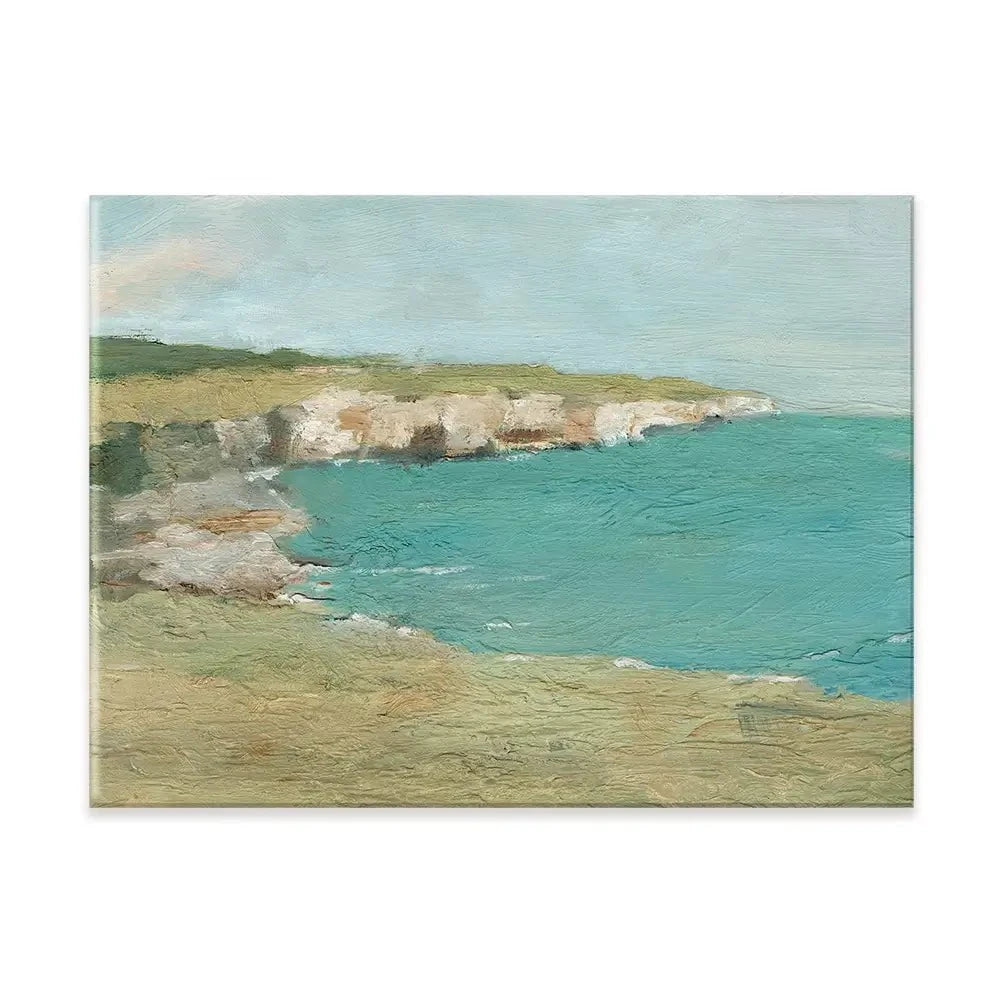 Sun Drenched Cliffs Canvas Print