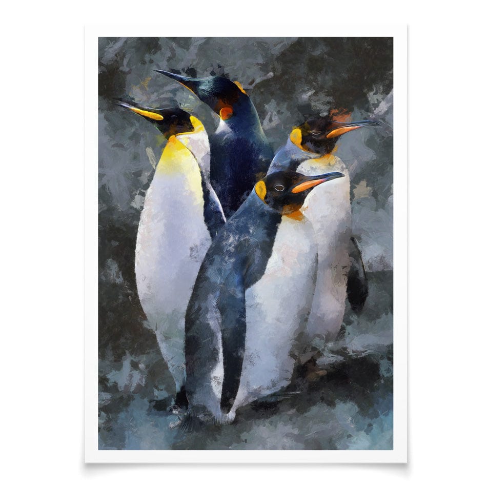 Waddle Of Penguins Art Print