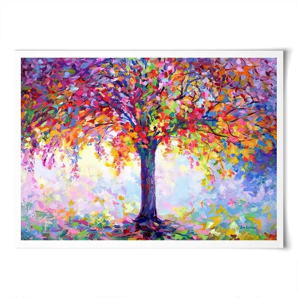 Tree Of Happiness Art Print | Tree of Happiness Poster Print | Artwork ...