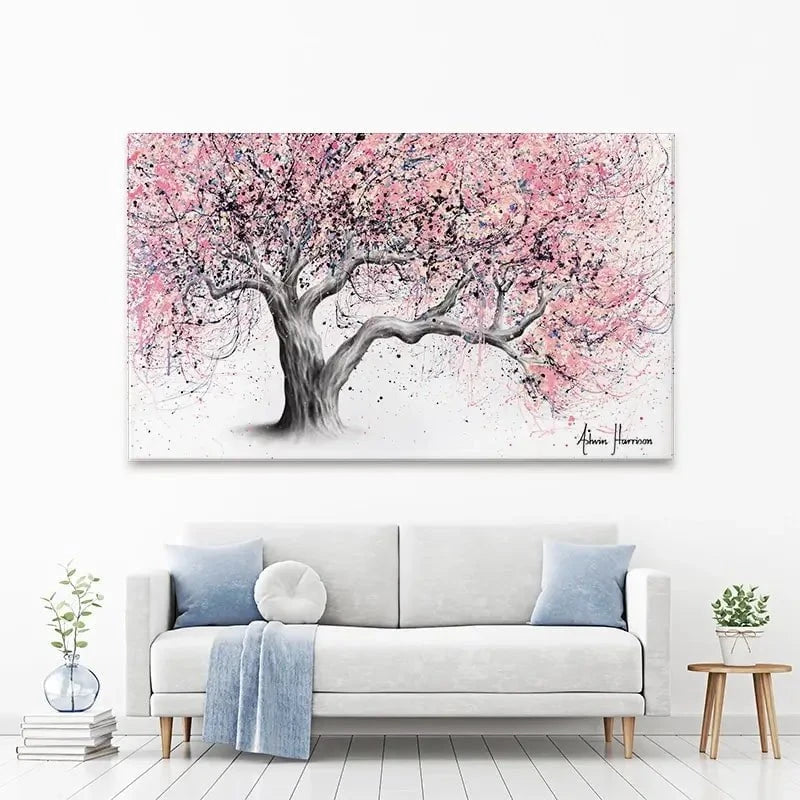 Taffy Blossom Tree Canvas Print – Art Print Shop