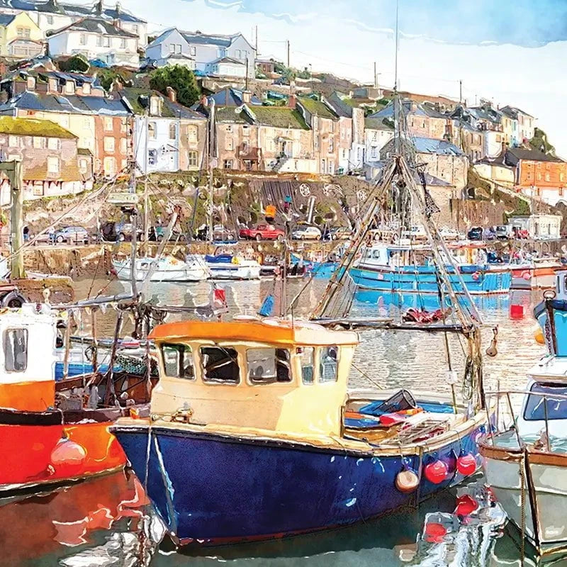Boat Harbour Framed Art Print – Art Print Shop