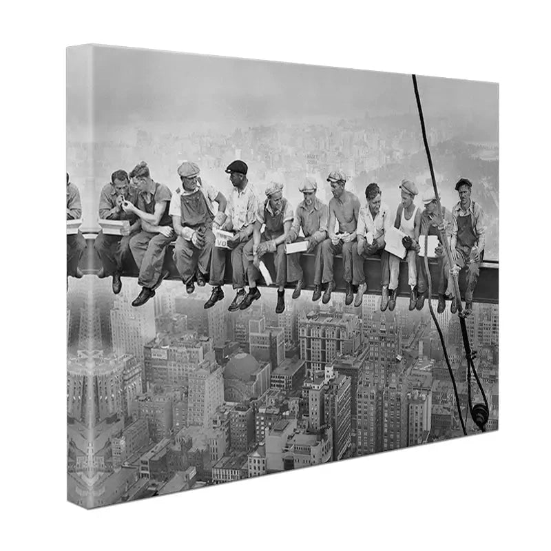 Lunch Atop A Skyscraper Canvas Print – Art Print Shop