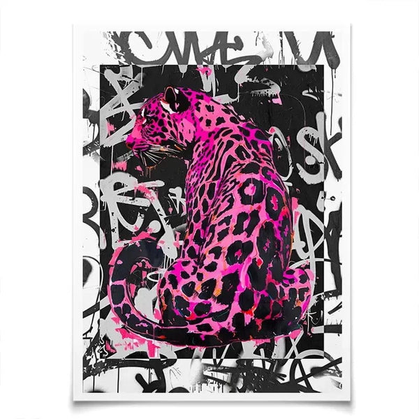 Pink Leopard Art Print – Art Print Shop