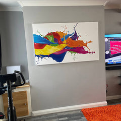 A Splash Of Colour Canvas Print | A Splash Of Colour Canvas Wall Art ...