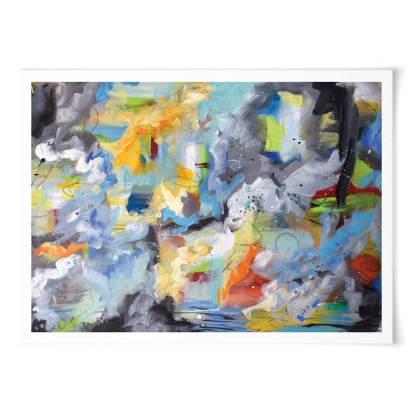 Abstract All Over Art Print – Art Print Shop