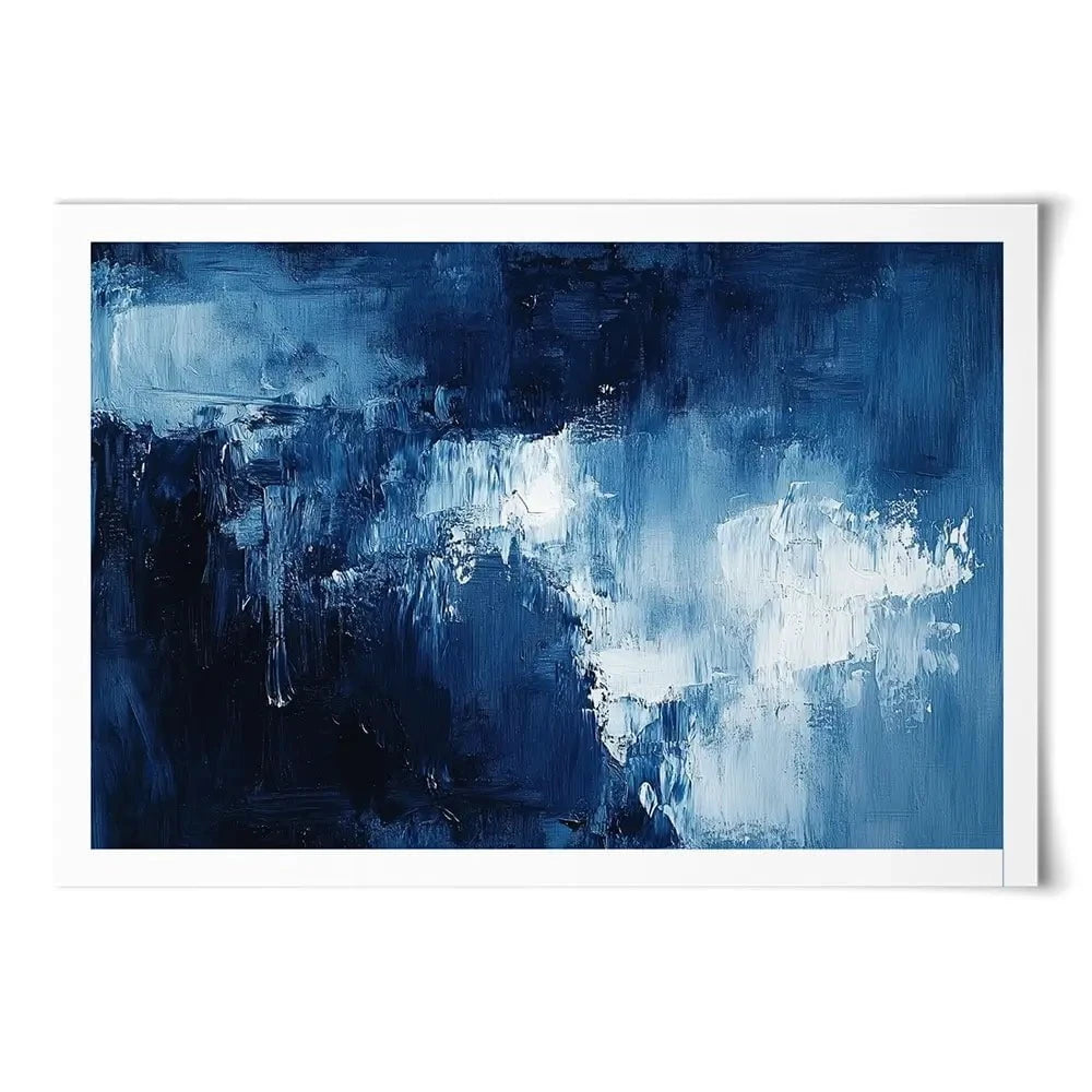 Abstract Blue Art Print