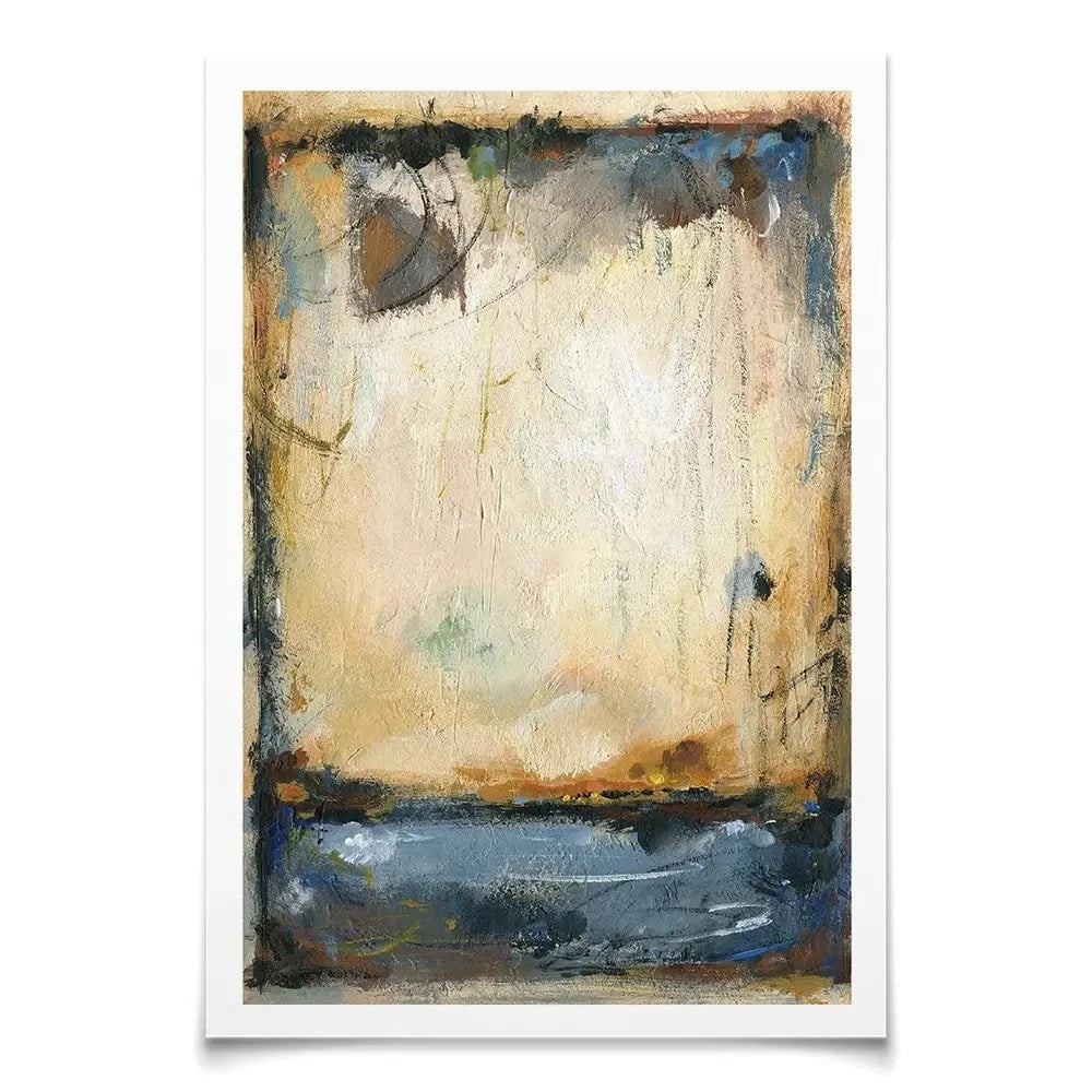 Abstract Lake Art Print