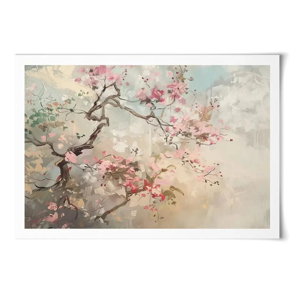 Abstract Spring Tree Art Print