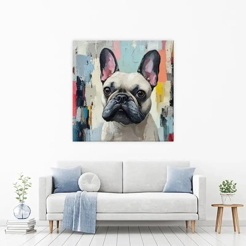 Adorable Frenchie Canvas Print