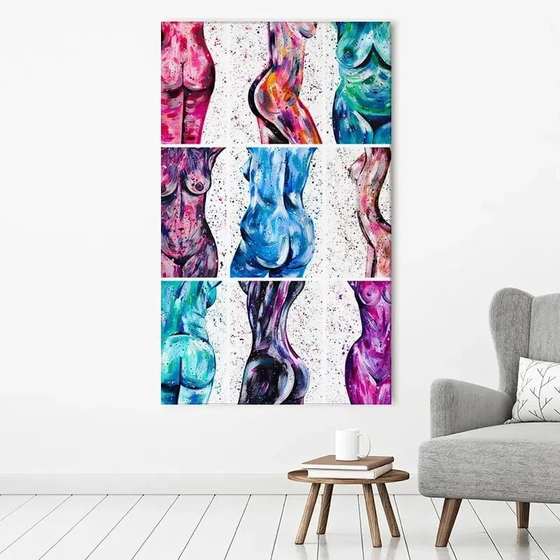All Bodies Are Beautiful Canvas Print