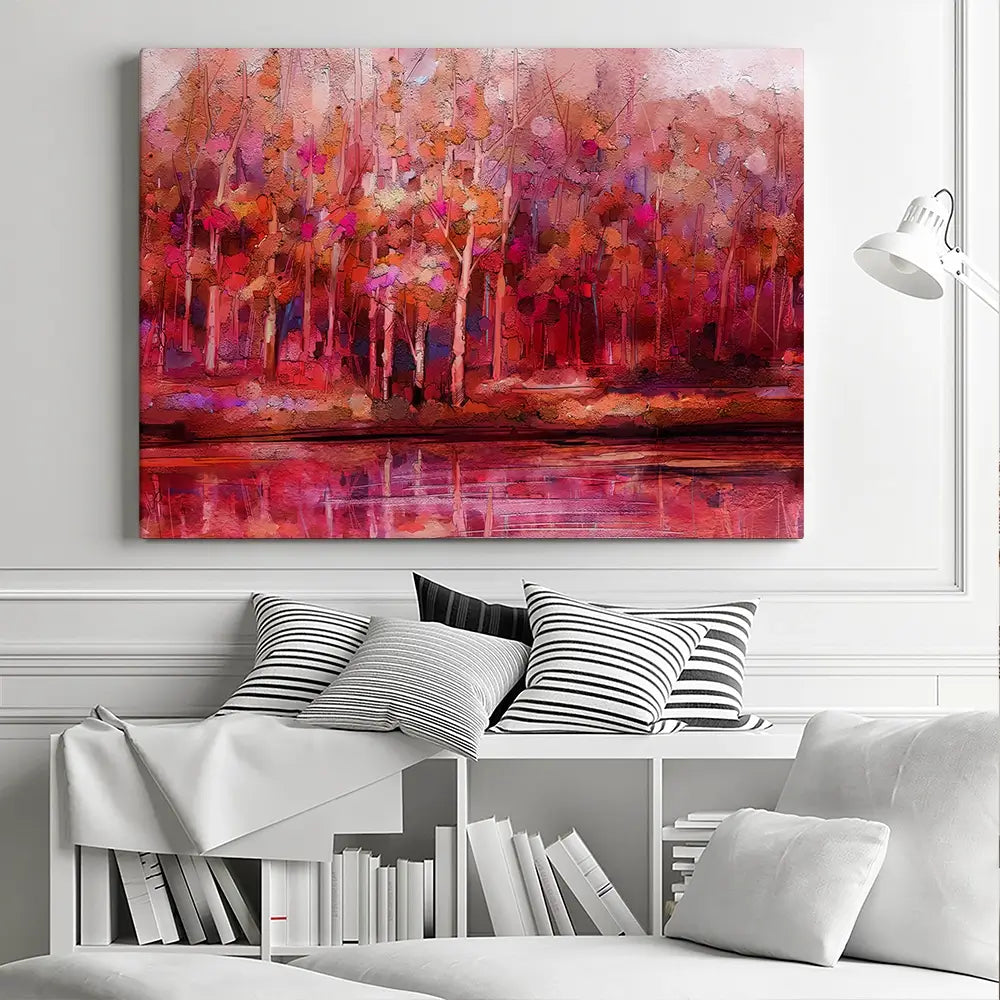 All I See Is Red Canvas Print