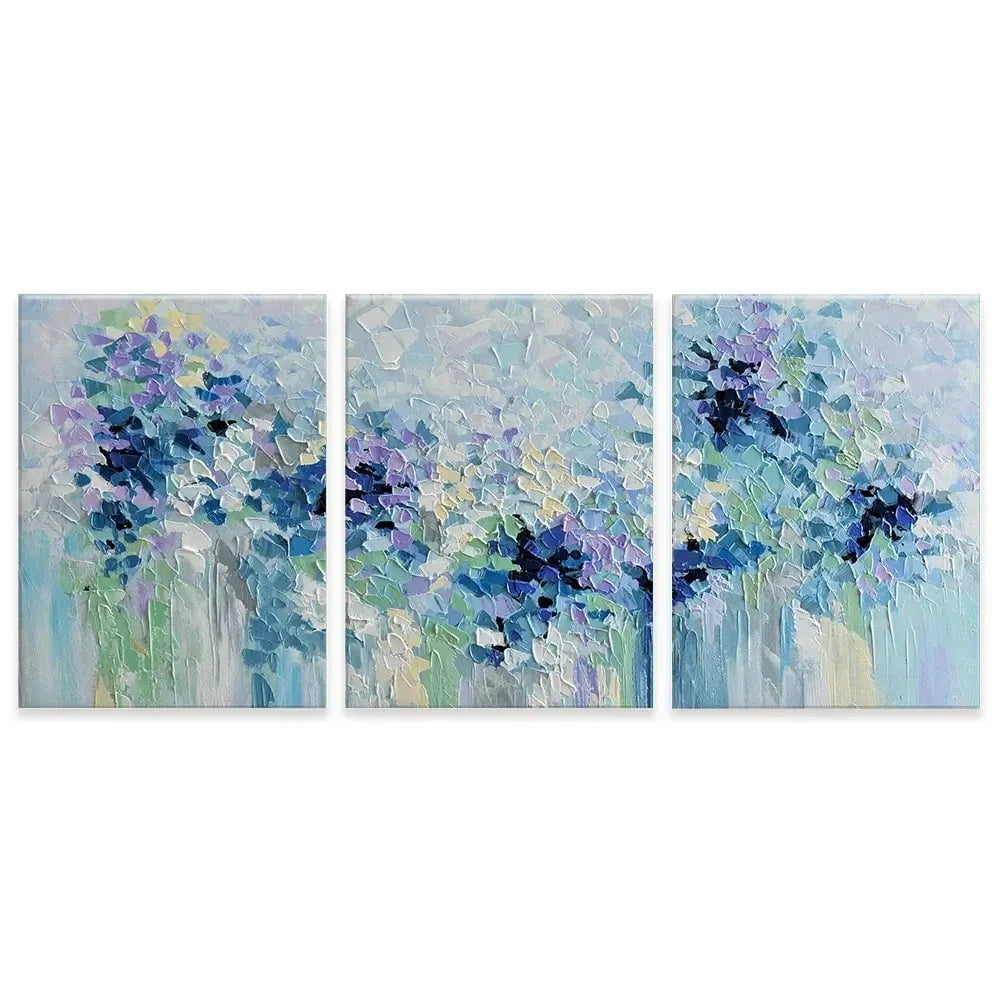 Baby Blue Trio Canvas Print
