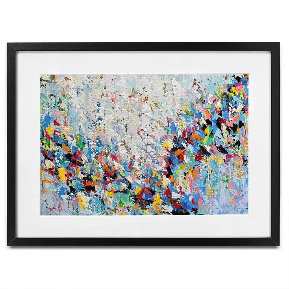 Bird Abstract Framed Art Print