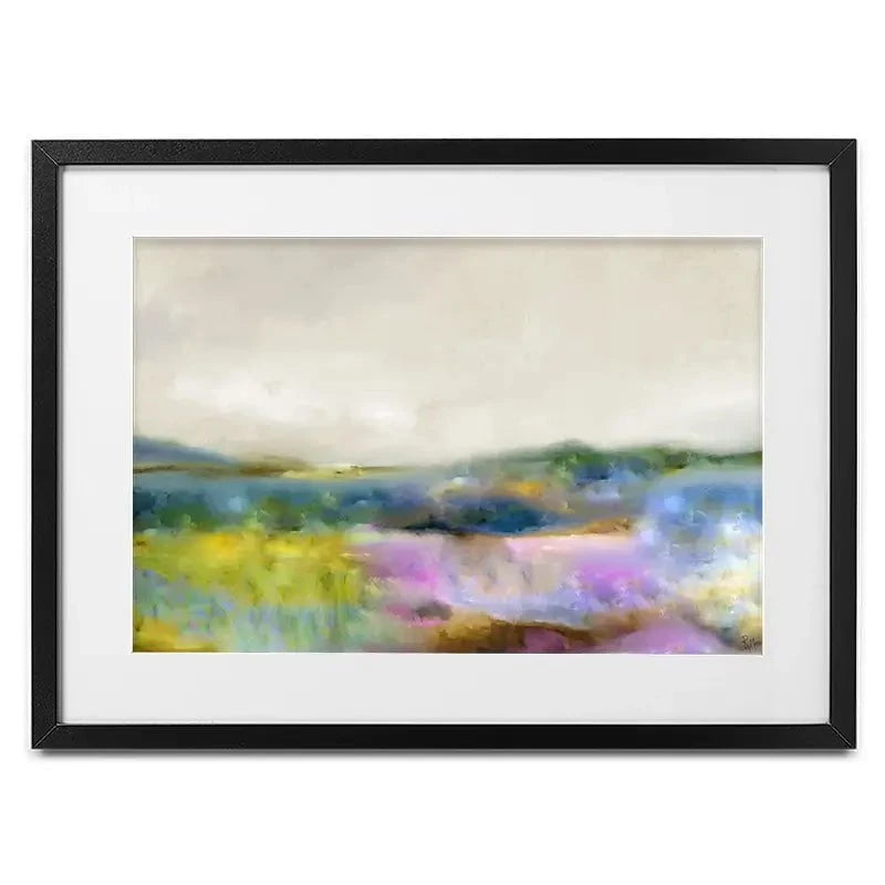 Blooming Landscape Framed Art Print