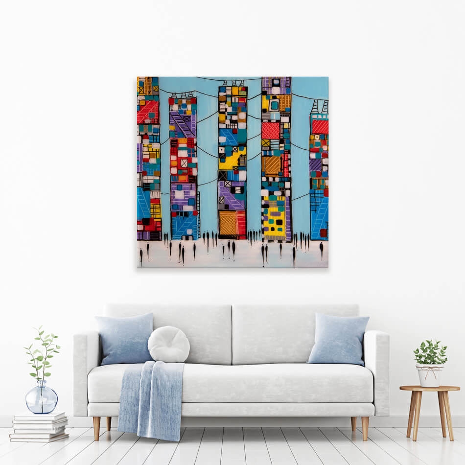 Blue Sky Canvas Print