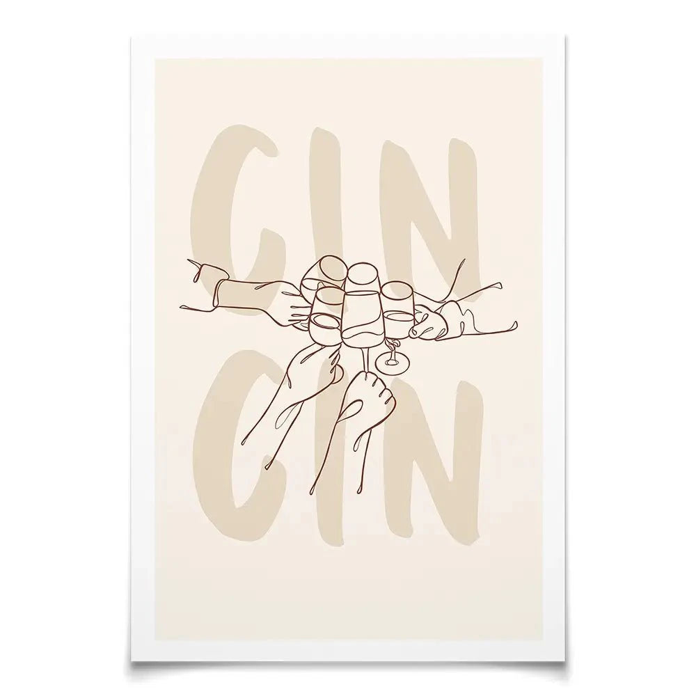 Cin Cin Art Print