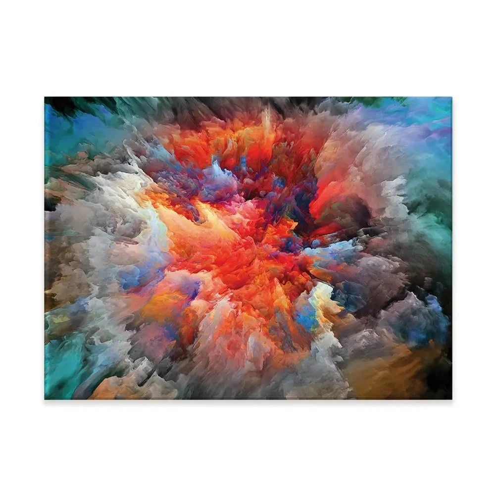 Colourful Explosion Canvas Print