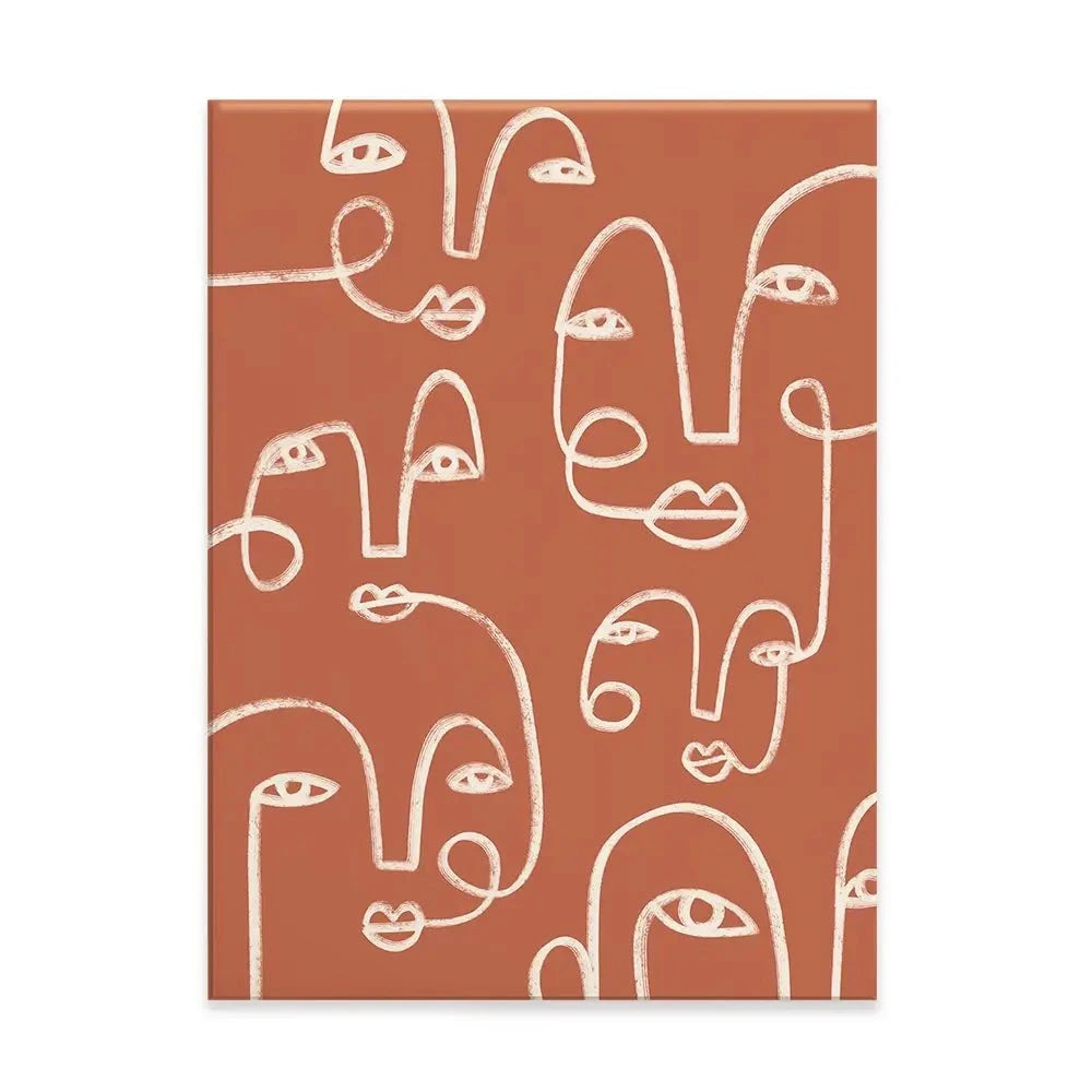 Connected Expressions Canvas Print