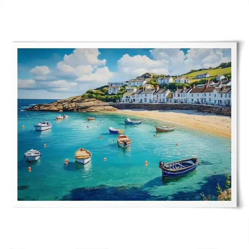 Cornwall Coast Art Print
