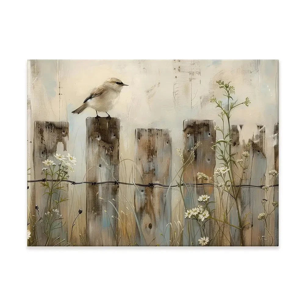 Country Bird Canvas Print