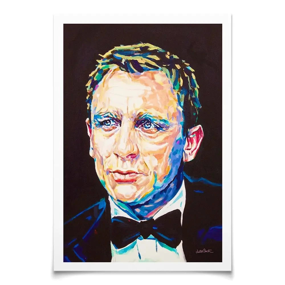 Daniel Craig Art Print