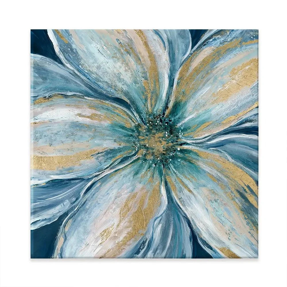 Dazzling Bloom 2 Square Canvas Print