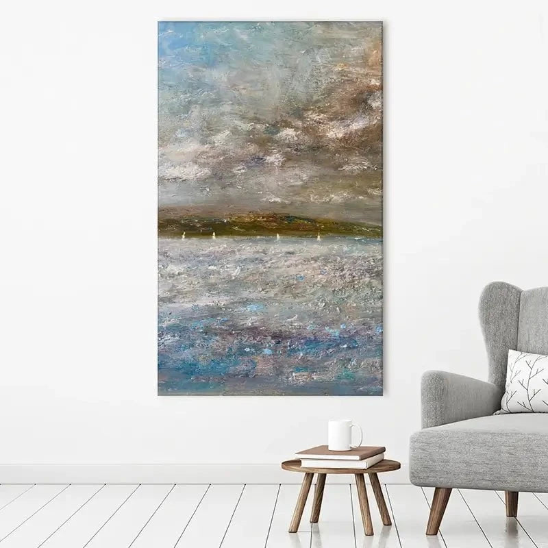 Distant Regatta Canvas Print