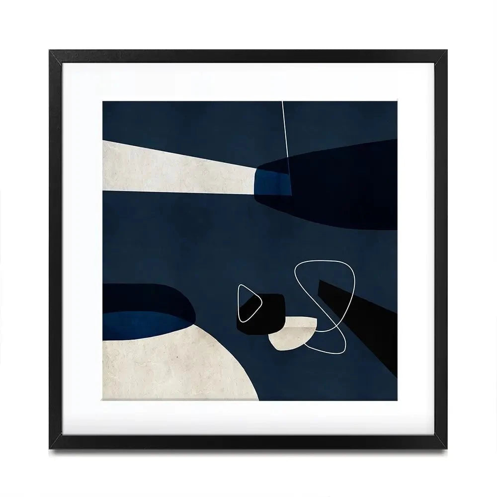 Do It Now Square Framed Art Print