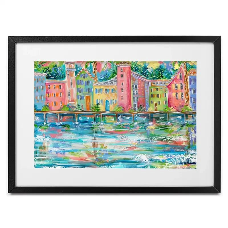 Dock City Framed Art Print