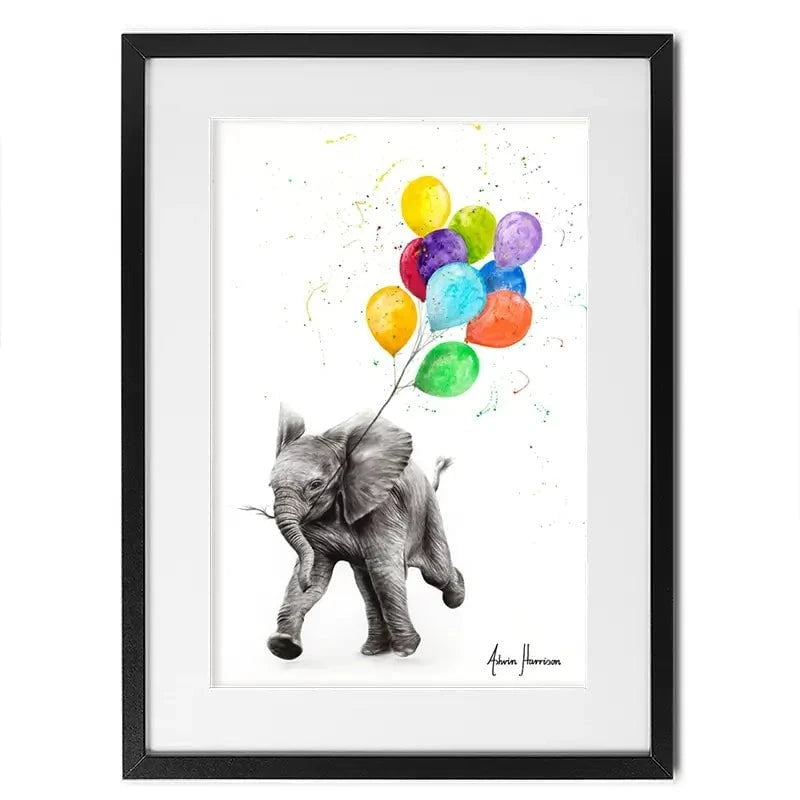 Elephant Freedom Framed Art Print