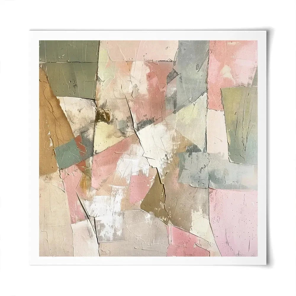 Field Mosaics Square Art Print