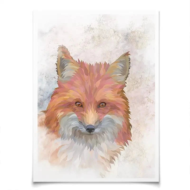 Fox Haze Art Print