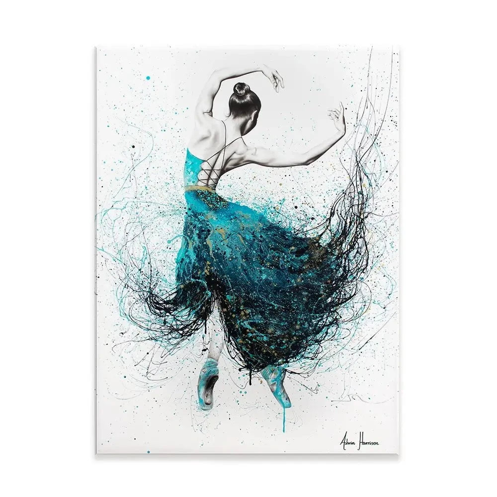 Gold River Dance Canvas Print