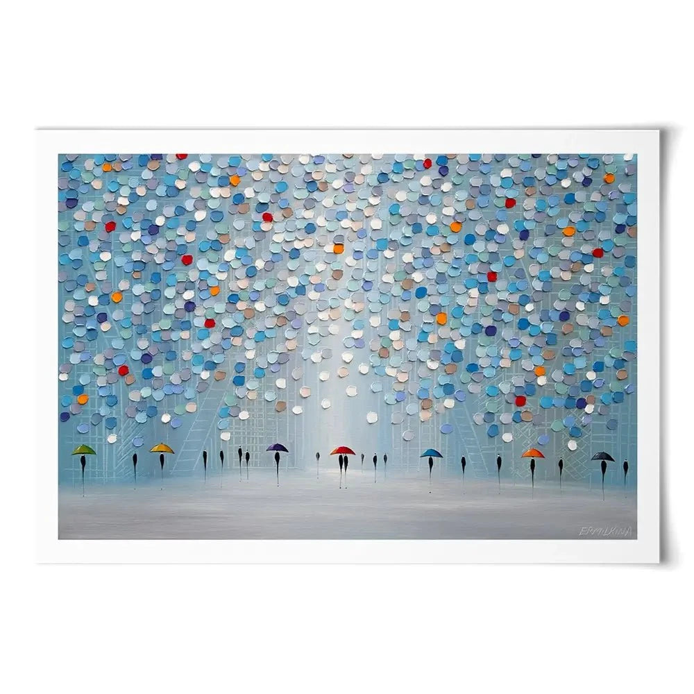 Happy Sunny Rain Art Print