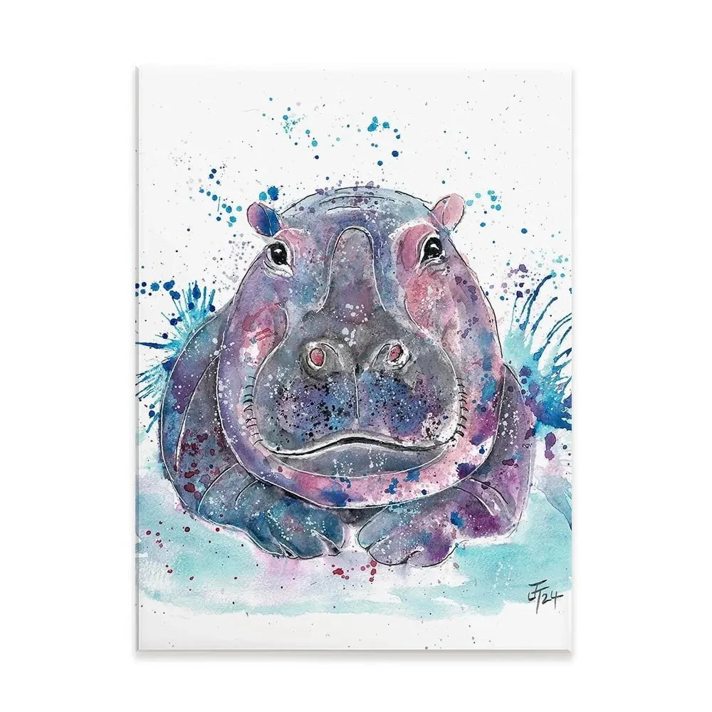 Hippo Canvas Print