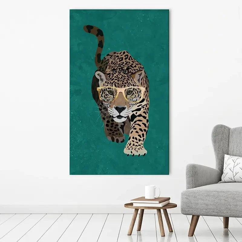 Hunting Leopard Canvas Print