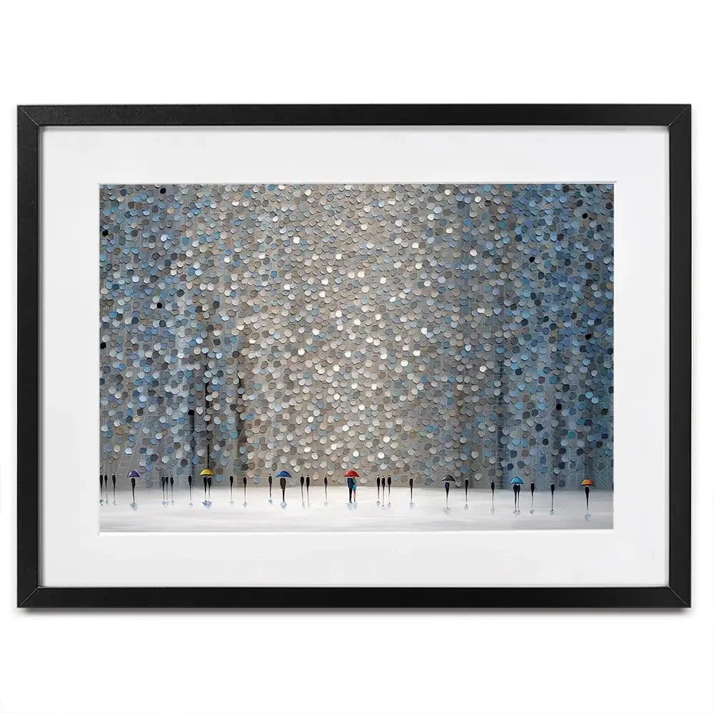 Infinity Rain Framed Art Print