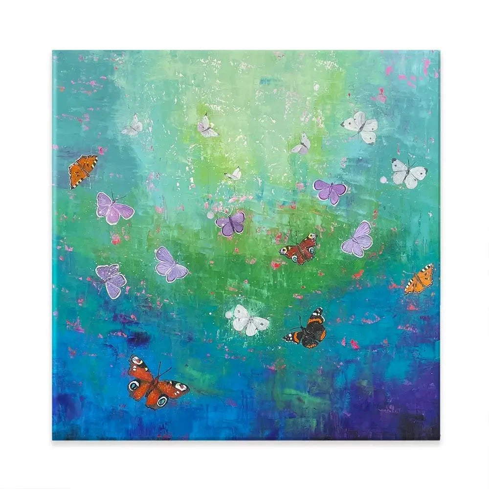 Into The Light Square Canvas Print