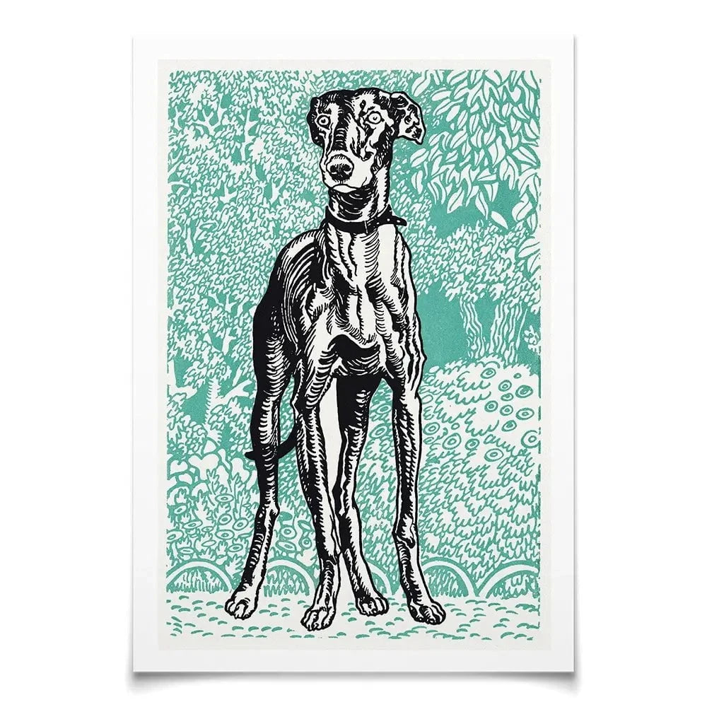 Jung's Dogs Art Print