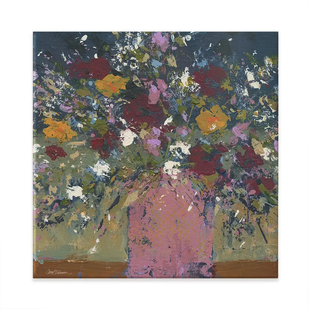 Lavish Bouquet Square Canvas Print