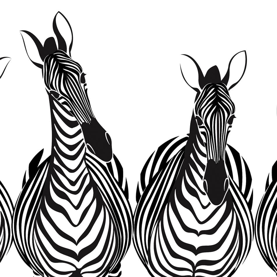 Line Of Zebras Art Print – Art Print Shop