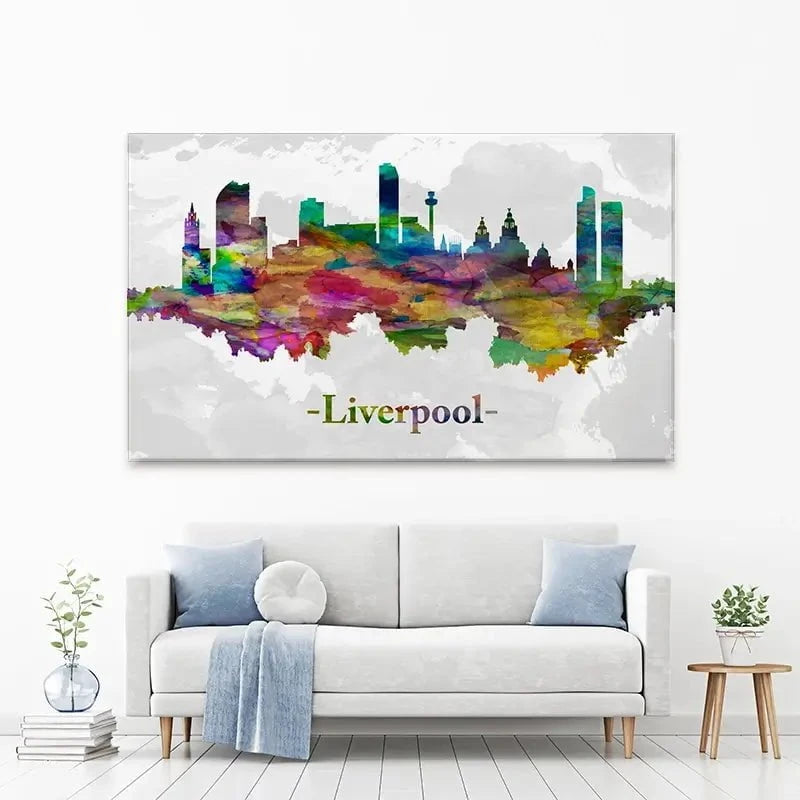 Liverpool In Colour Canvas Print