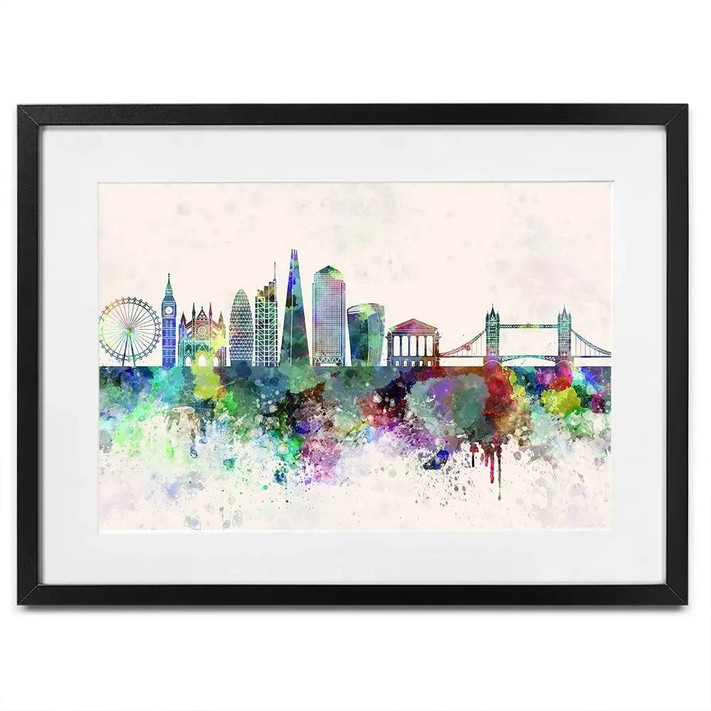 London Skyline Framed Art Print
