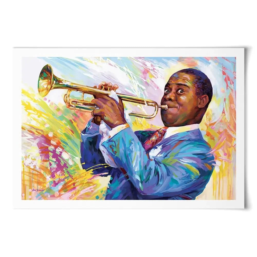 Louis Armstrong Art Print