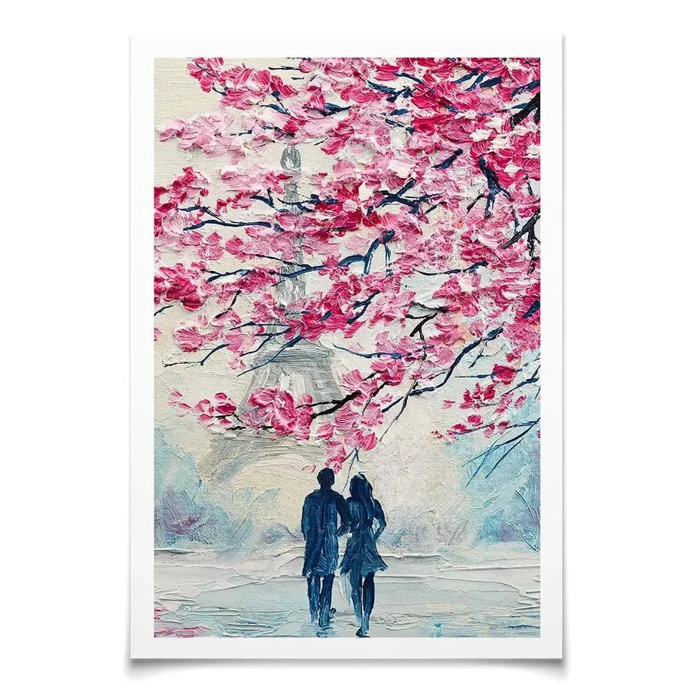 Lovers In Paris Art Print